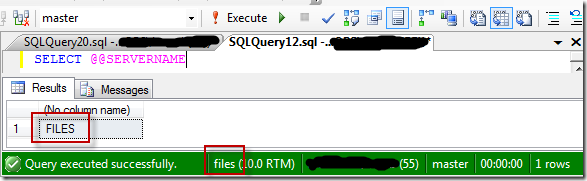 Potentially SERIOUS bug. -- SQL Server 2008 Management Studio ...